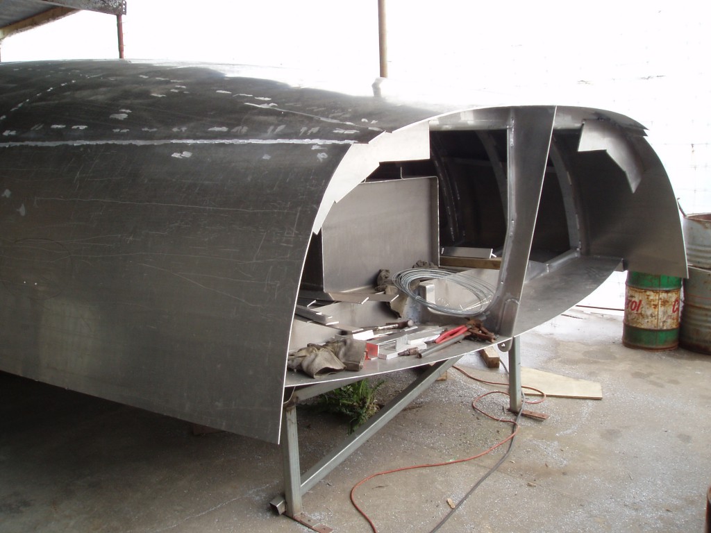 Round-bilge aluminium shell construction | Nordkyn Design