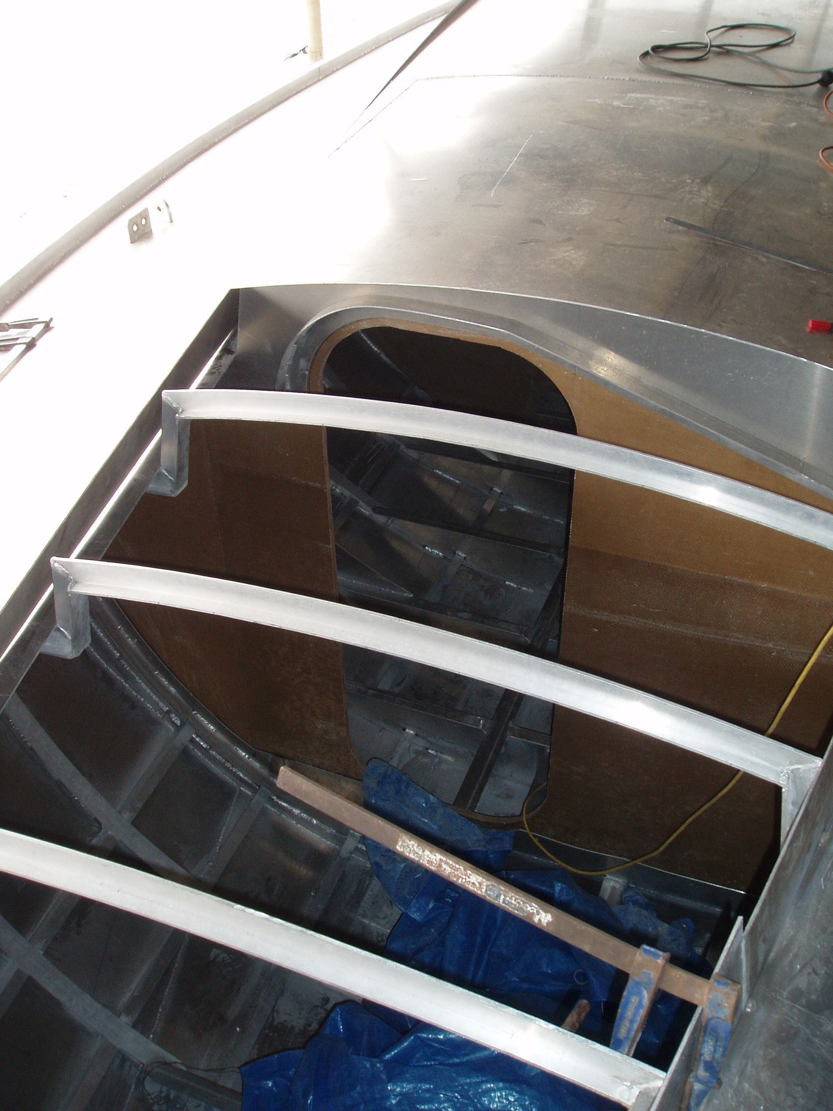 Round-bilge aluminium shell construction | Nordkyn Design