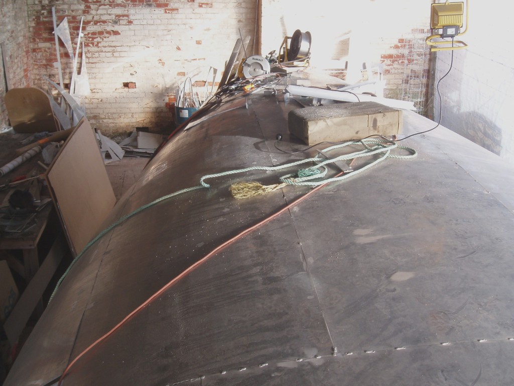 Round-bilge aluminium shell construction | Nordkyn Design