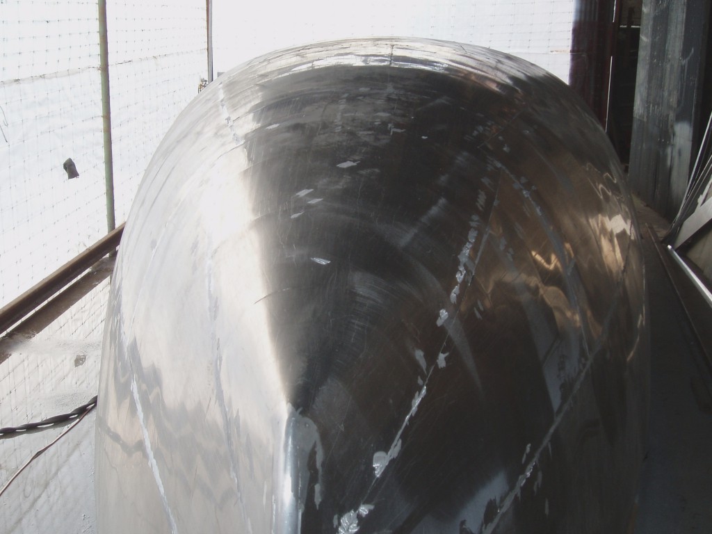 Round-bilge aluminium shell construction | Nordkyn Design