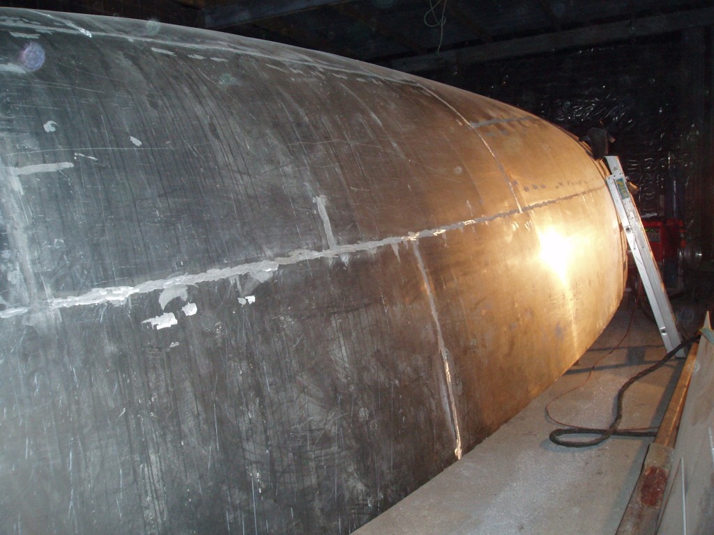 Round-bilge aluminium shell construction | Nordkyn Design